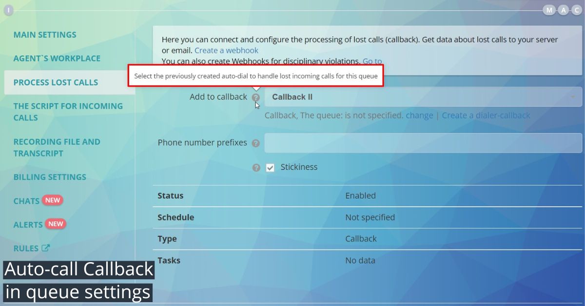Callback - Callback Service - OKI-TOKI